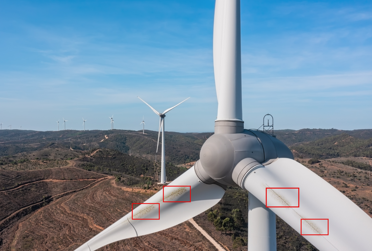 Wind Turbine Inspection with Vision AI Drone | ImageVision.ai