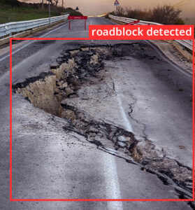 Roadblock Detection with Vision AI | ImageVision.ai
